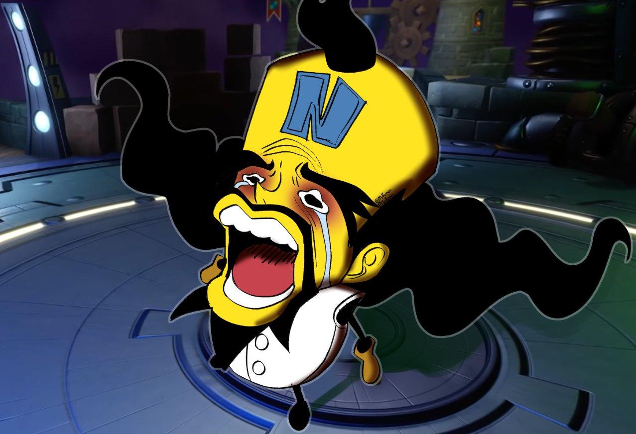 "GREAT UKA UKA, IT WAS THAT INFERNAL BANDICOOT." | Chopper Crying ...