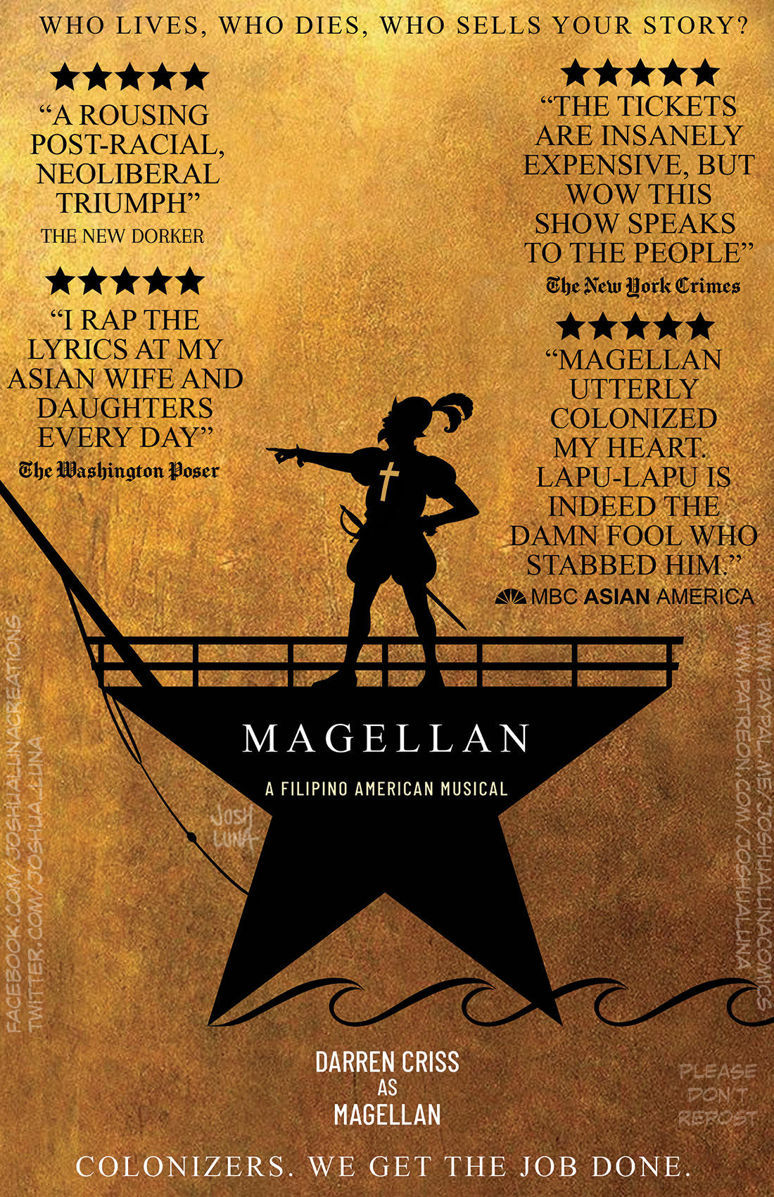 MAGELLAN - A Filipino American Musical | Joshua Luna | Know Your Meme