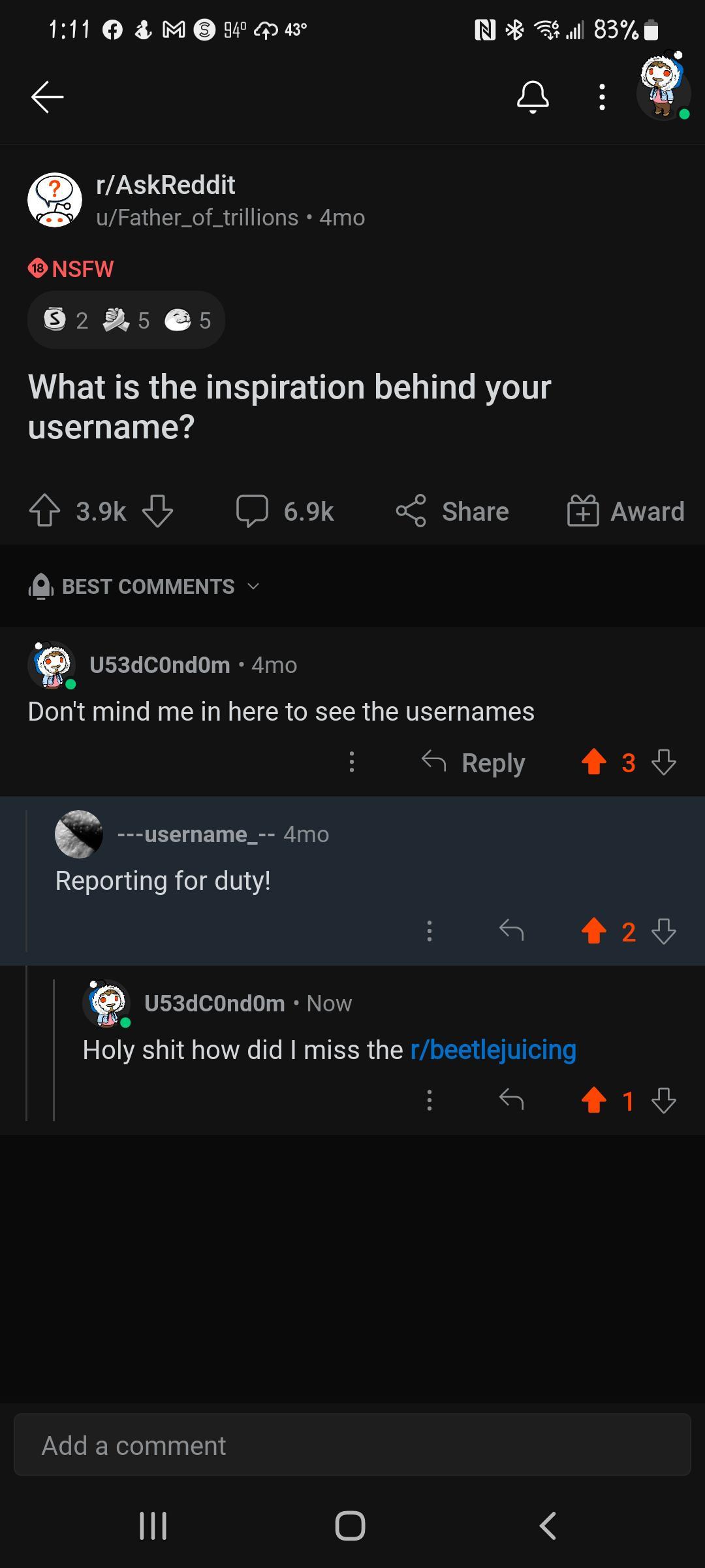 I got perma banned from reddit and I missed this, but I got the ban ...