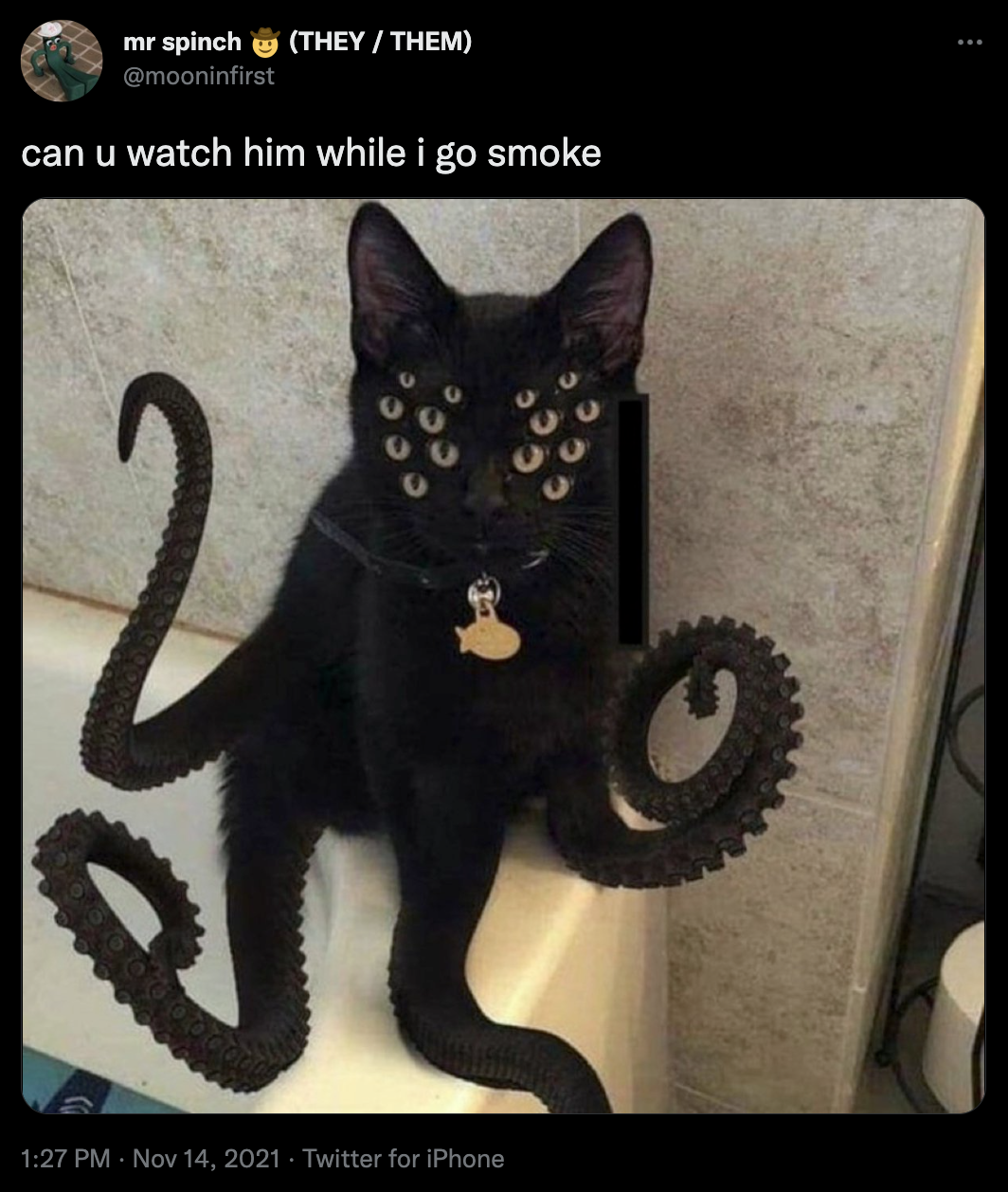 Can You Watch Him While I Go Smoke (Twitter Meme) | Can You Watch Him ...