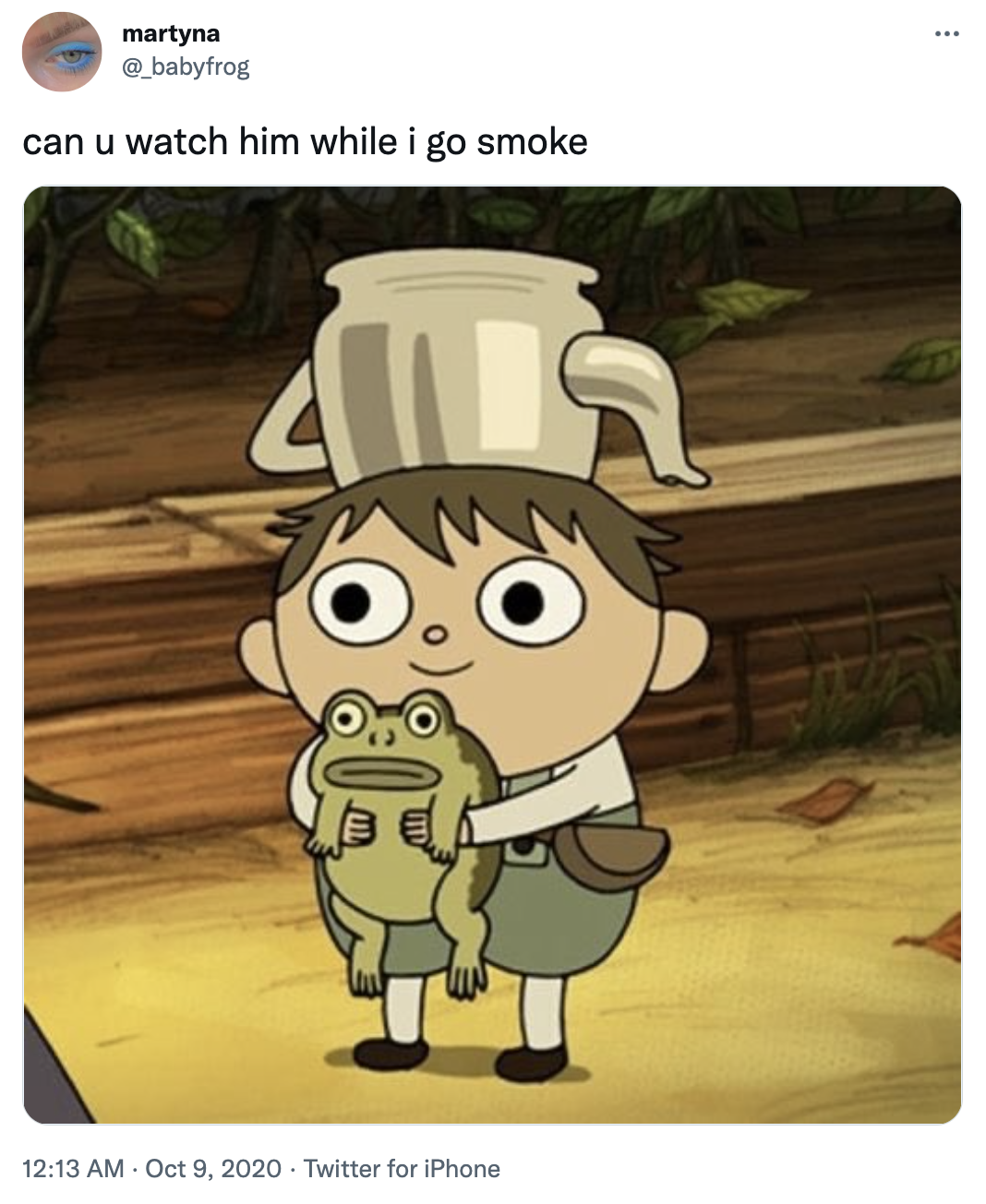 Can You Watch Him While I Go Smoke (Twitter Meme) | Can You Watch Him ...