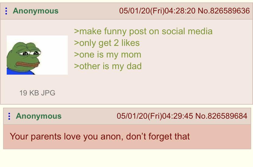 I don’t know if this is all that wholesome, but it could be in a ...