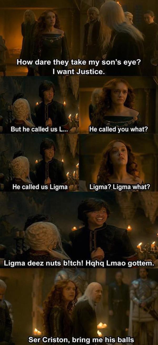 Let's just be thankful he didn't call them Wilma | /r/FreeFolk | /r ...