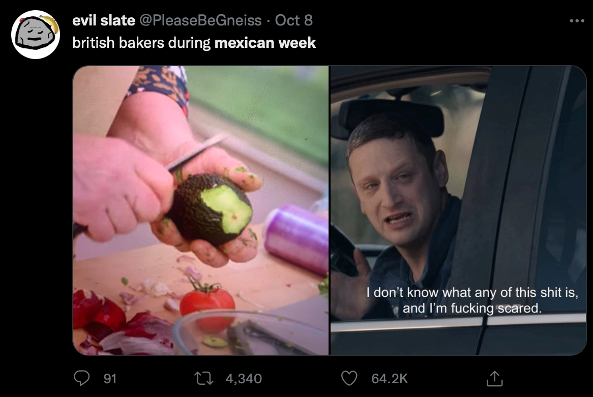 I Don't Know And I'm Scared | Great British Bake-Off Mexican Week ...