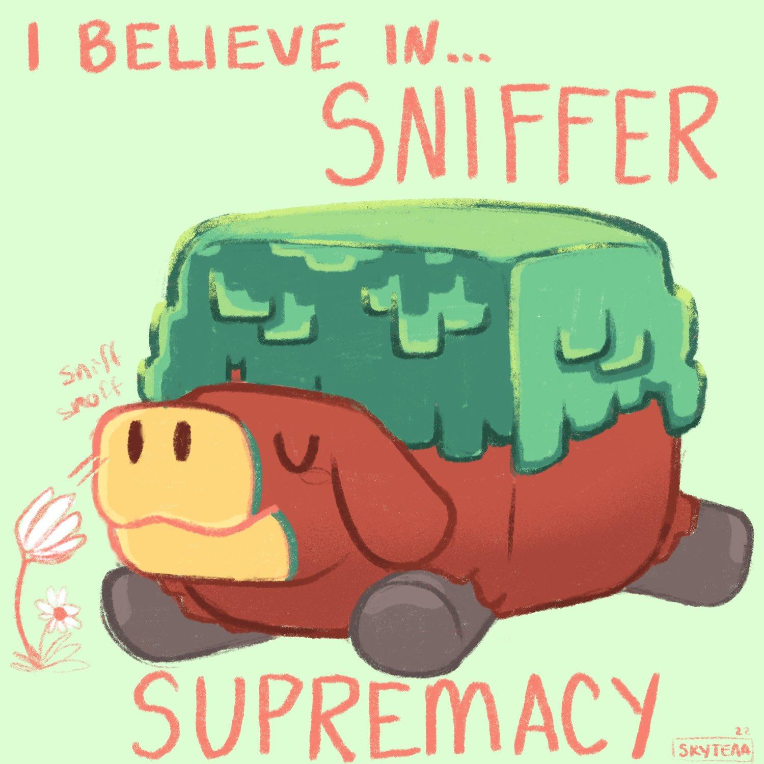 i believe in sniffer supremacy | Mob Vote (Minecraft) | Know Your Meme