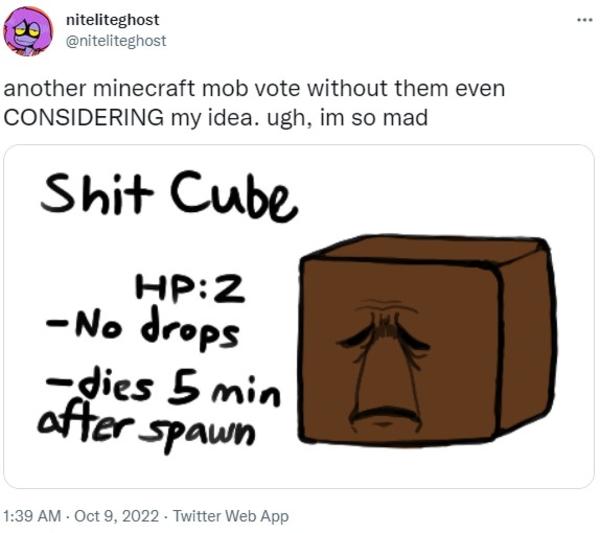 vote shit cube in minecraft mob vote 2022 | Mob Vote (Minecraft) | Know ...