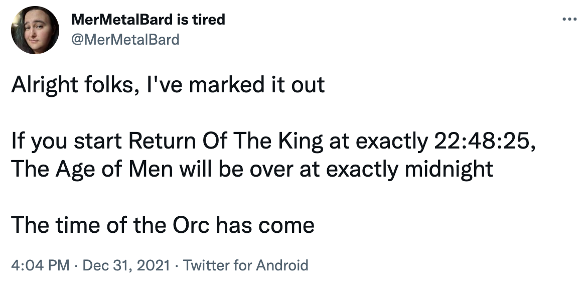 New Years | The Time Of The Orc Has Come | Know Your Meme