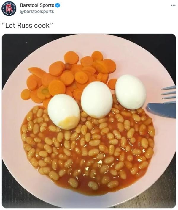 “Let Russ cook” | Let Russ Cook | Know Your Meme