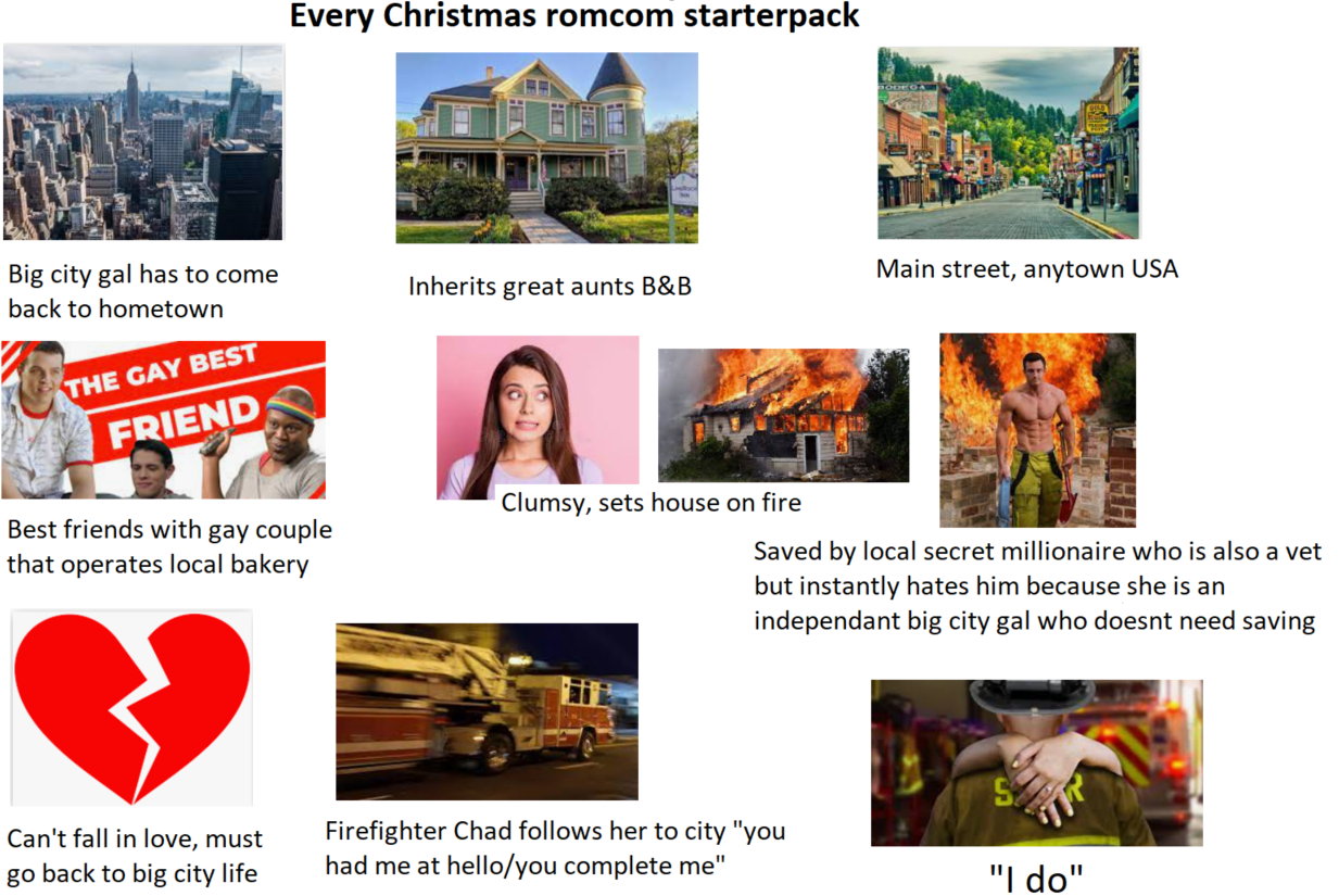 Every Christmas romcom starterpack | /r/starterpacks | Starter Packs ...