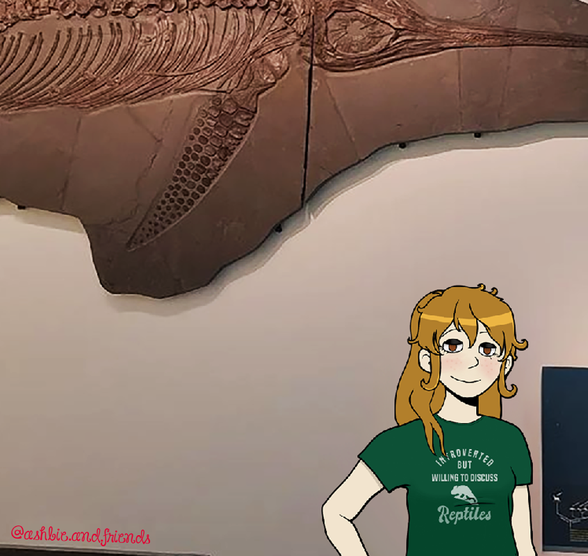 Ashbie and the Ichthyosaur fossil | Ashbie Moon / Aspie Girl / Aspie ...