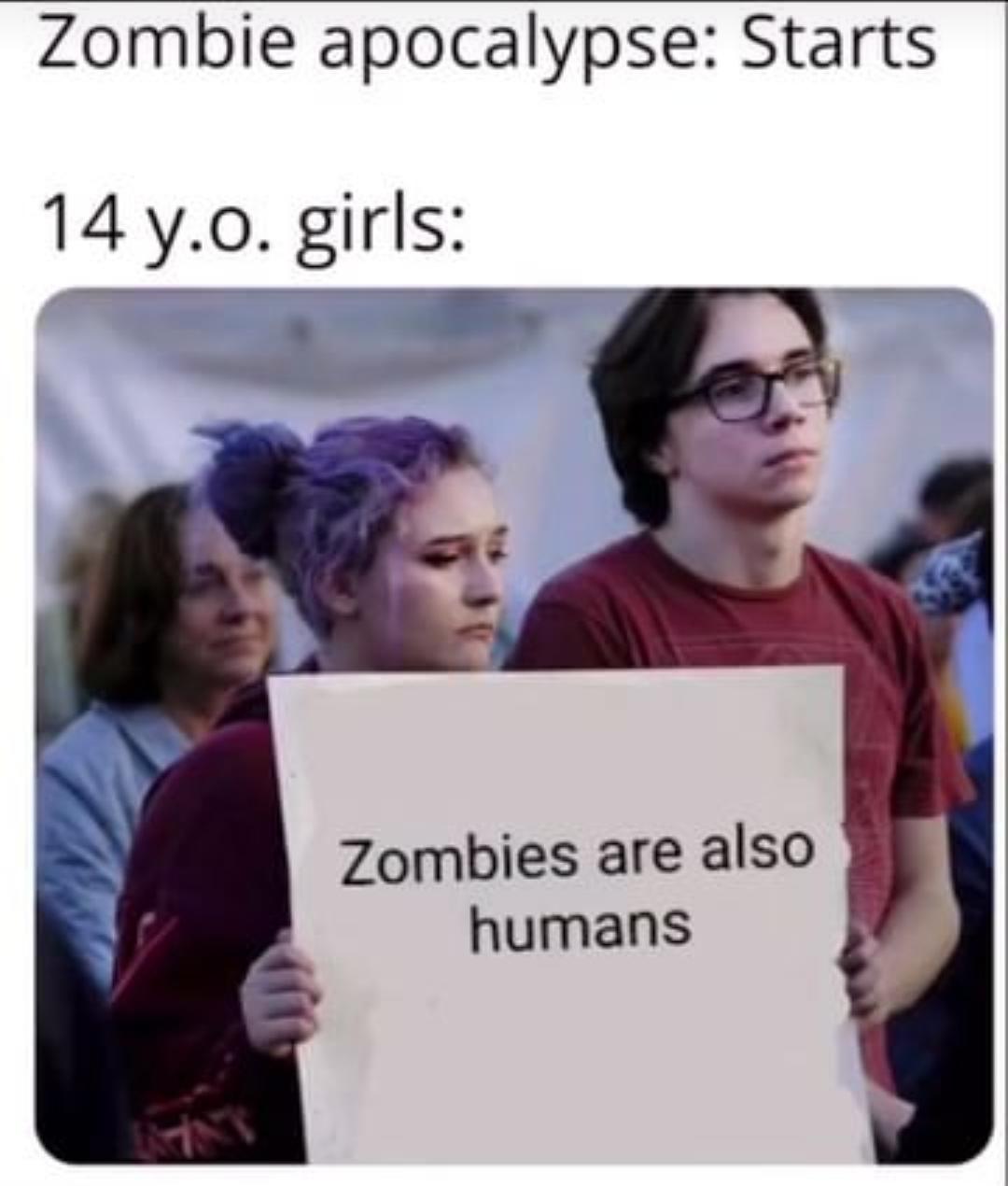 zombies have feelings too | Know Your Meme