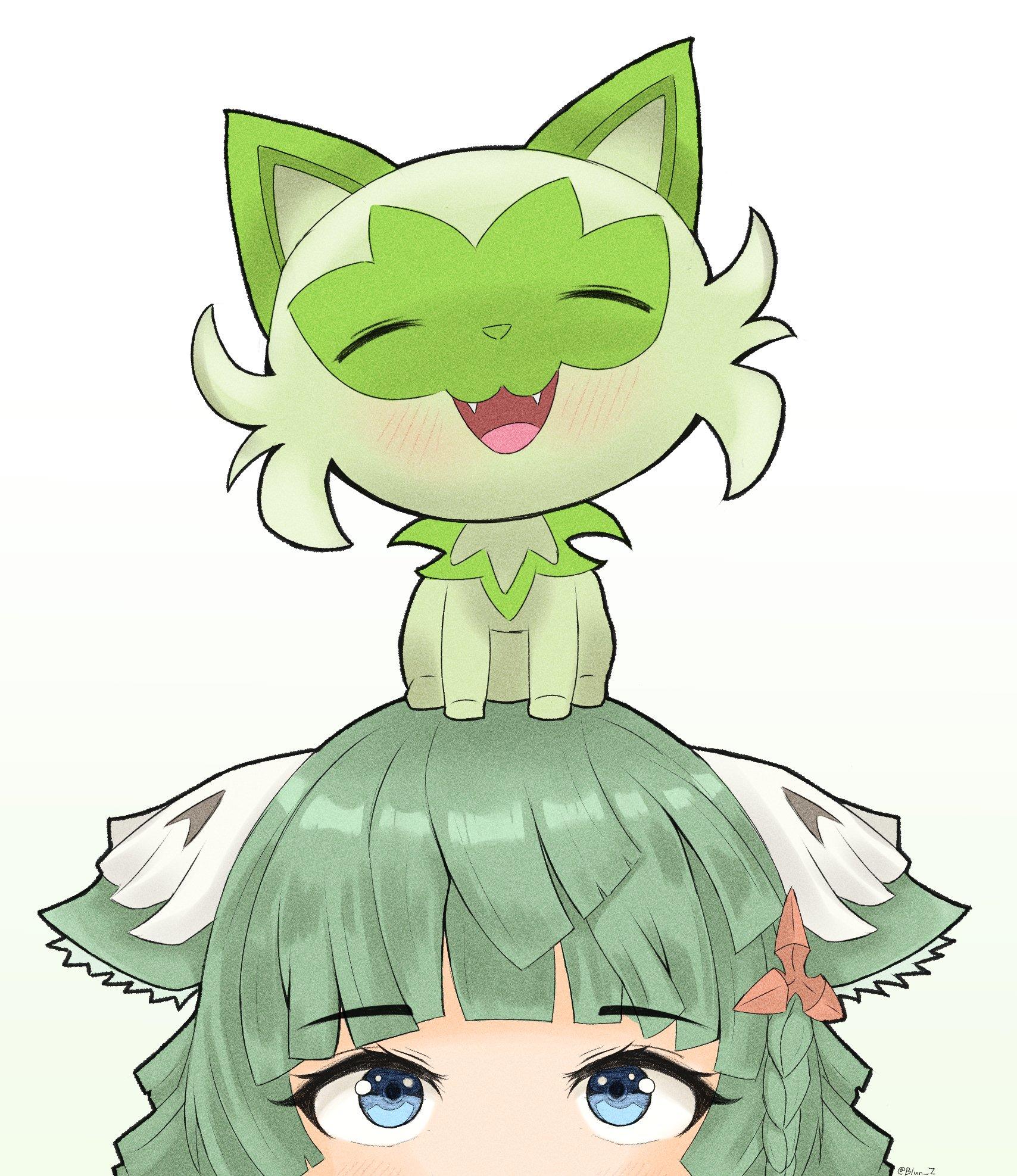 Green cat on a green cat | Nintendo | Know Your Meme