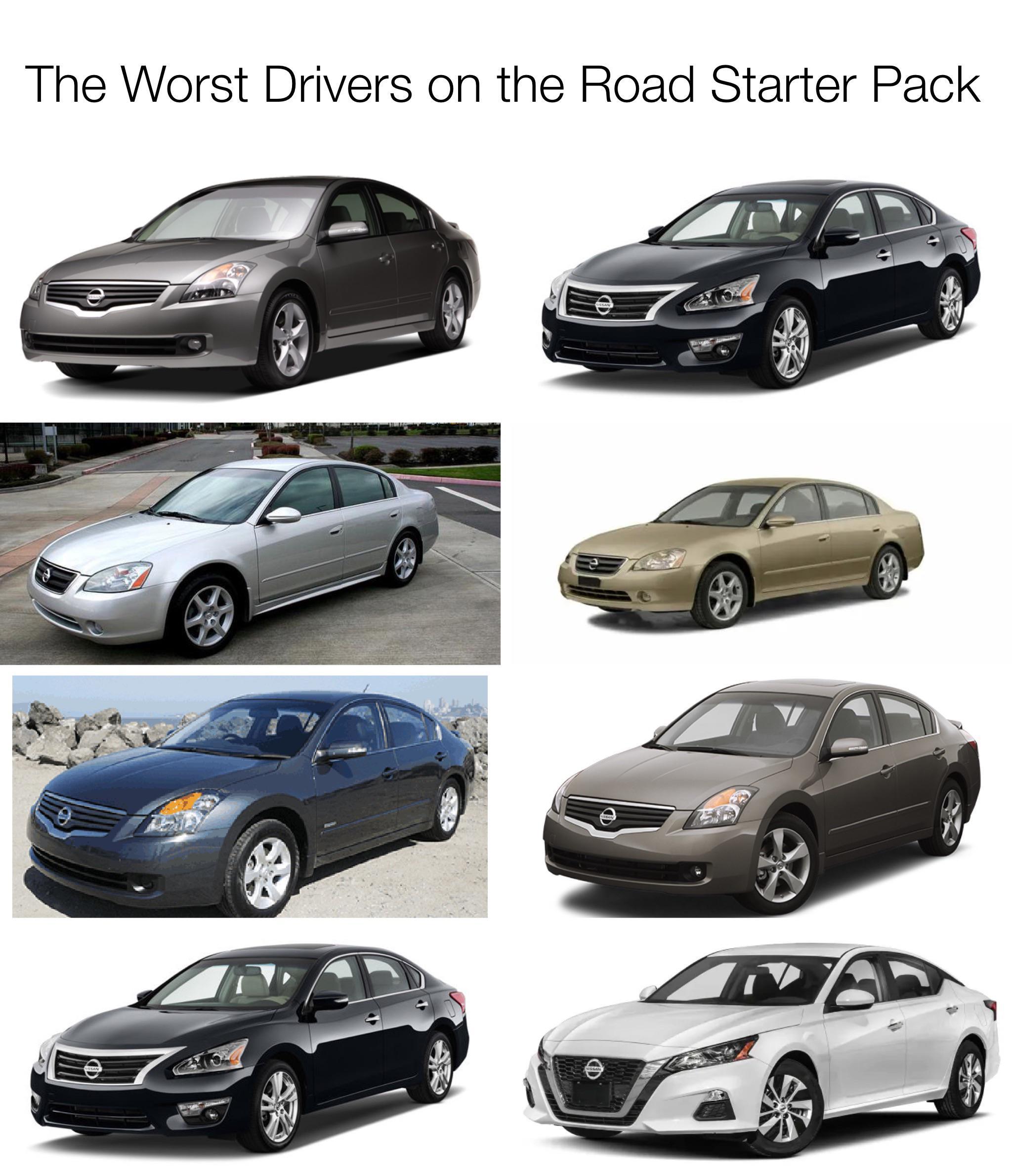The Worst Drivers on the Road Starter Pack | /r/starterpacks | Starter ...