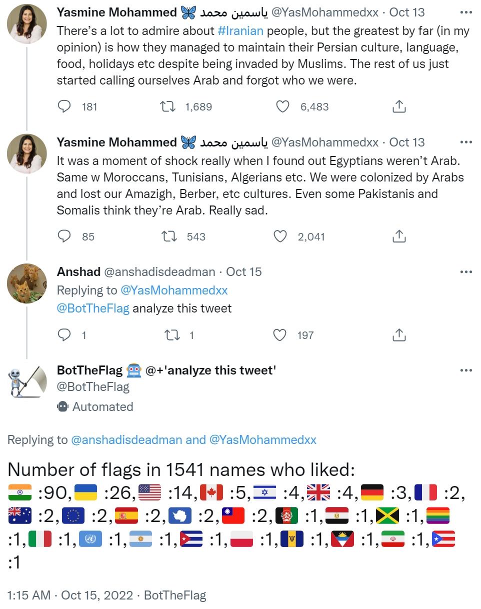 "The rest of us just started calling ourselves Arab and forgot who we were." | BotTheFlag | Know ...