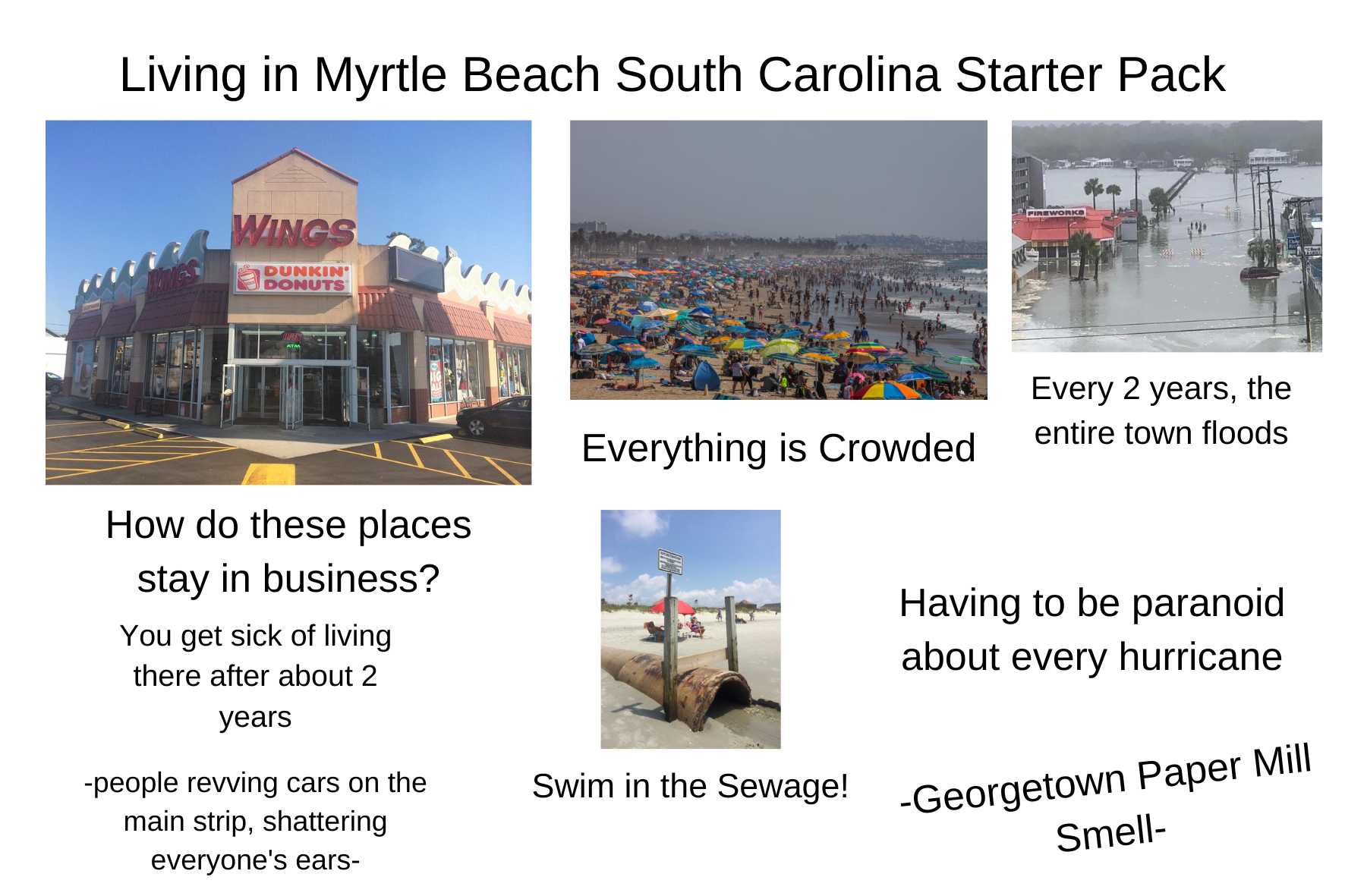Living in Myrtle Beach Starter Pack | /r/starterpacks | Starter Packs ...