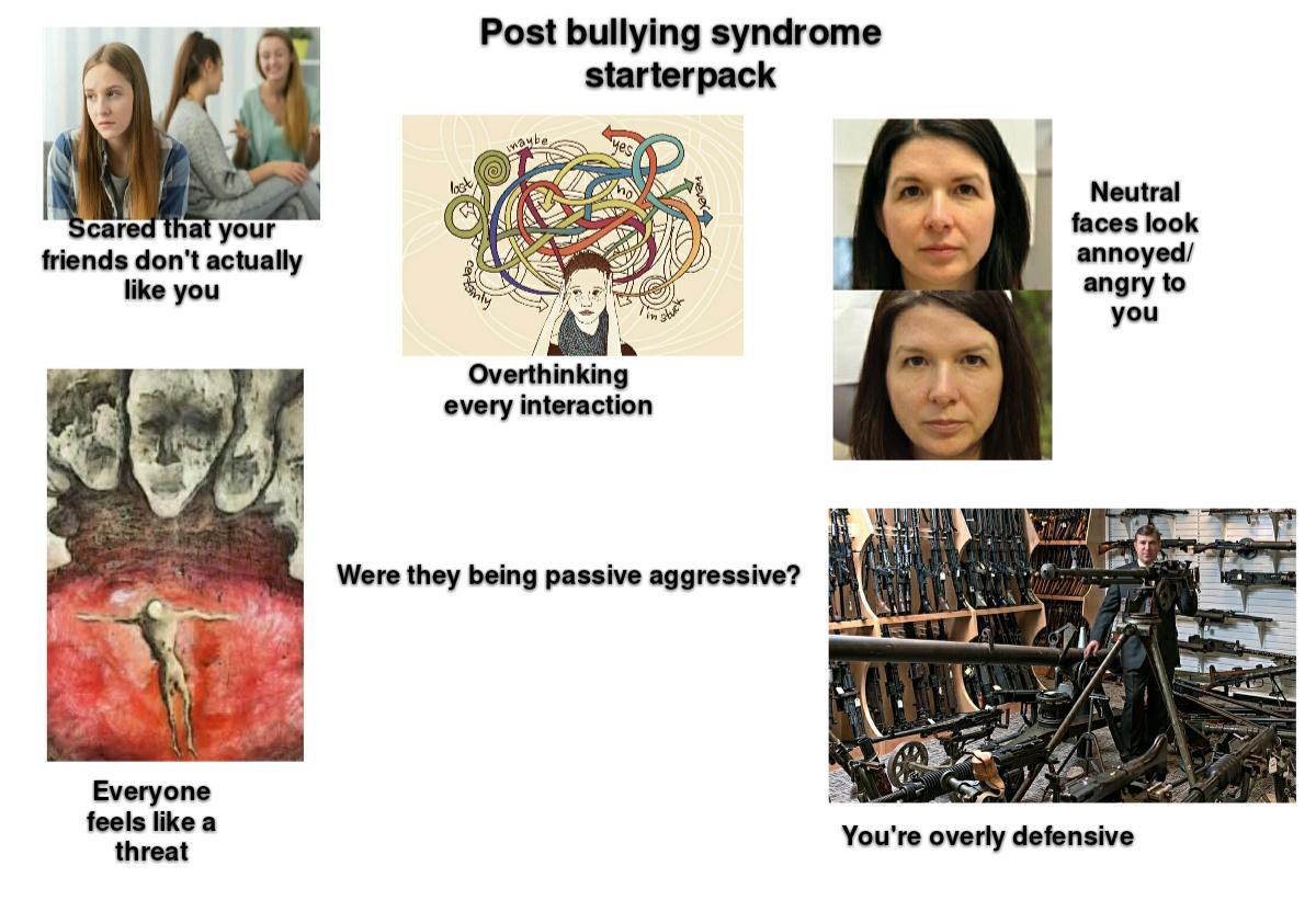 Post Bullying Syndrome Starterpack | /r/starterpacks | Starter Packs ...