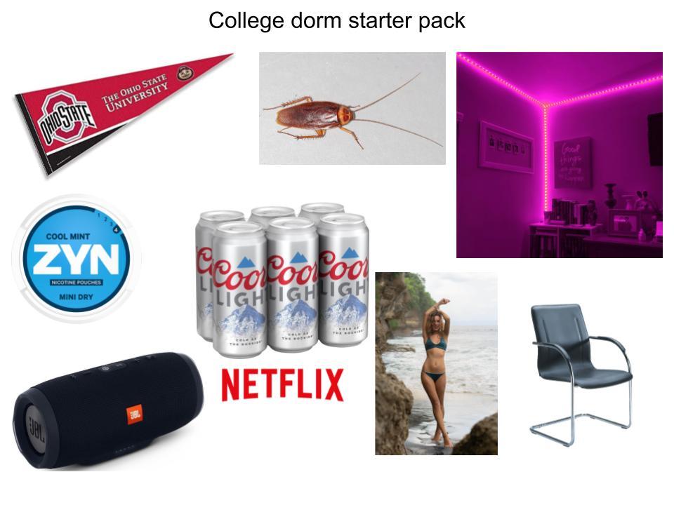 College dorm starter pack | /r/starterpacks | Starter Packs | Know Your ...
