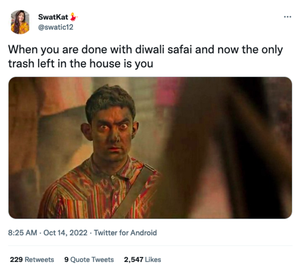 Diwali Ki Safai Tweet | Diwali Ki Safai | Know Your Meme