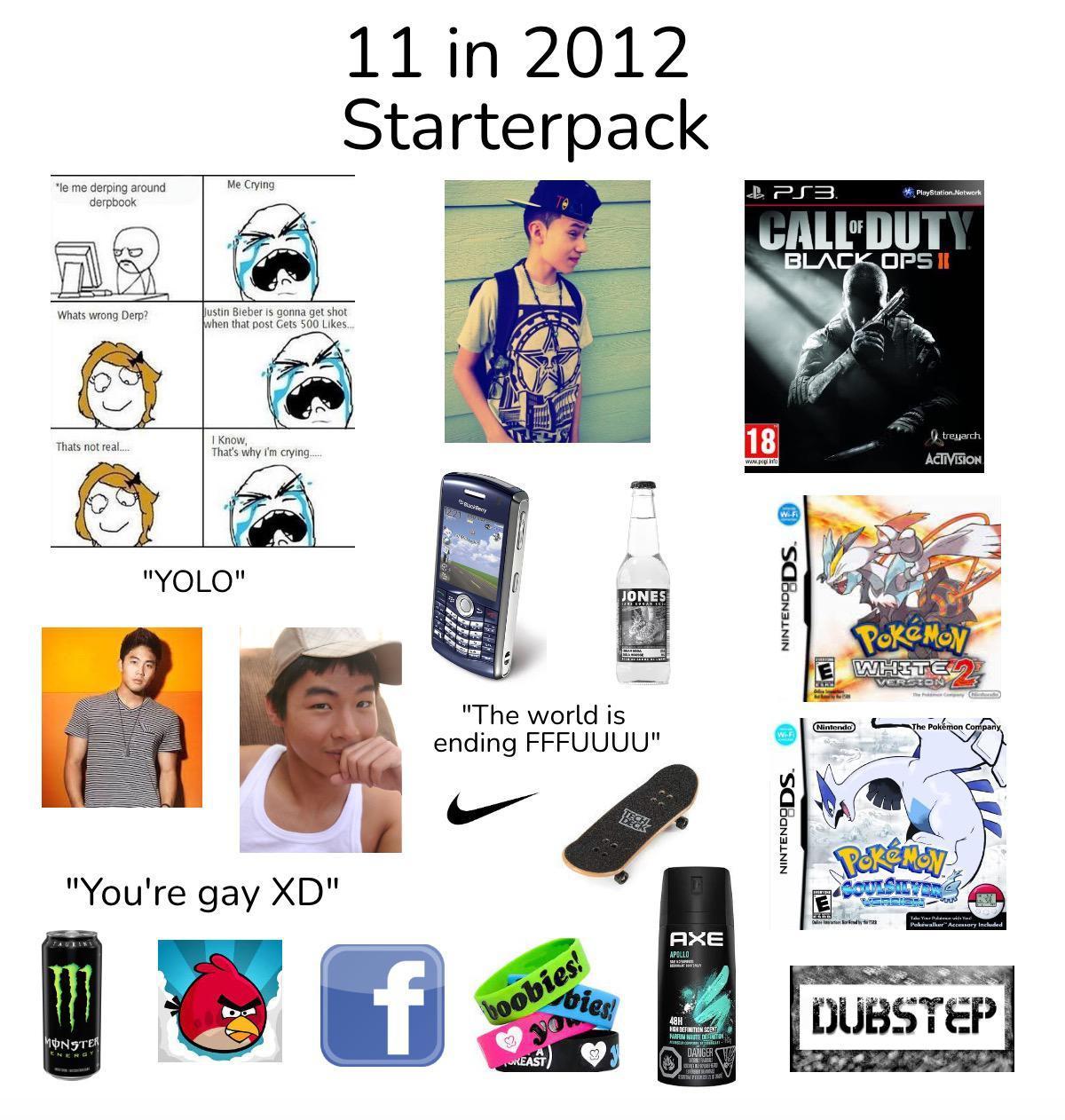 2012 Middle School Starterpack | /r/starterpacks | Starter Packs | Know Your Meme