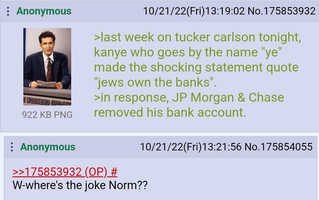 Anon tells a joke...well, more of a comment really | /r/Greentext ...