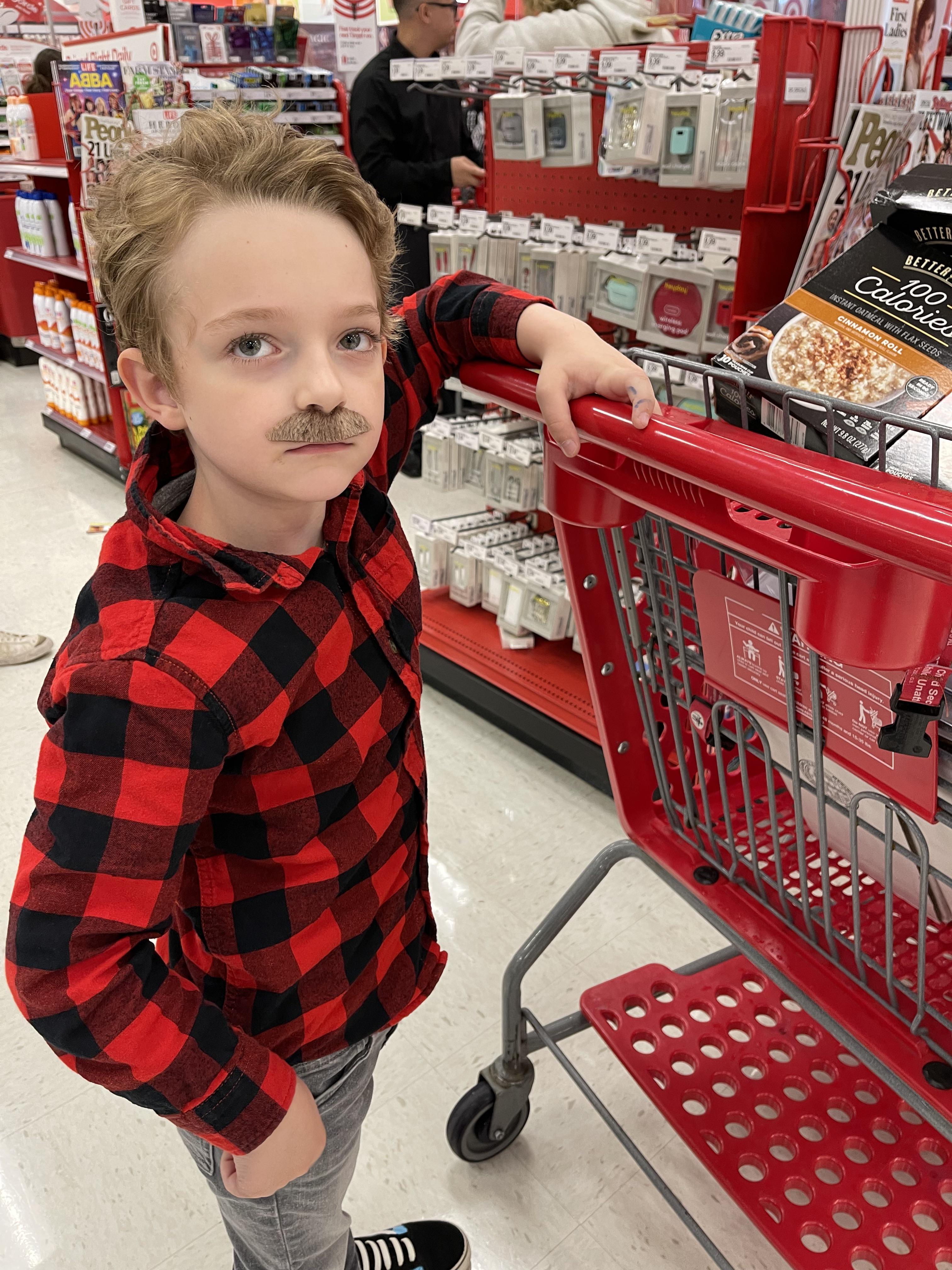 “He’s going through a mustache phase”- shopping at target edition | /r ...