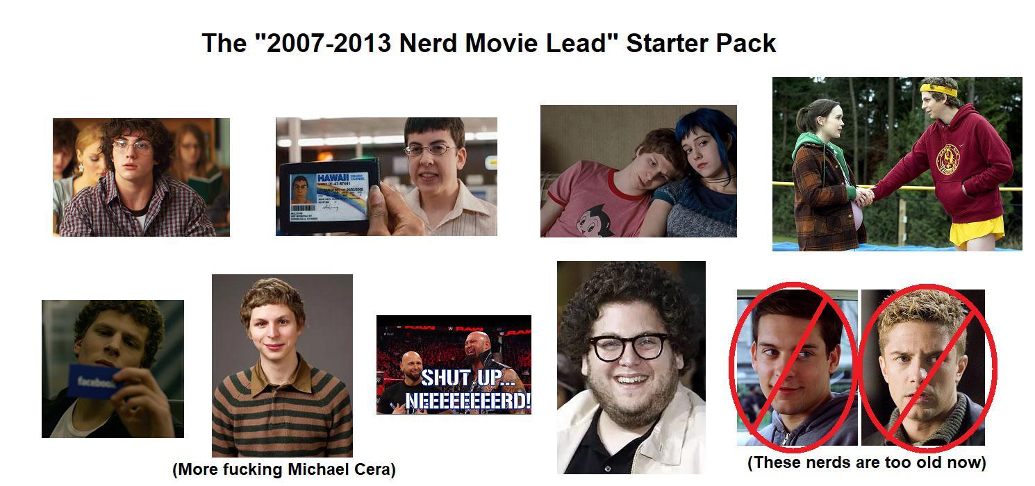 The “2007-2013 Nerd Movie Lead” Starter Pack | /r/starterpacks ...