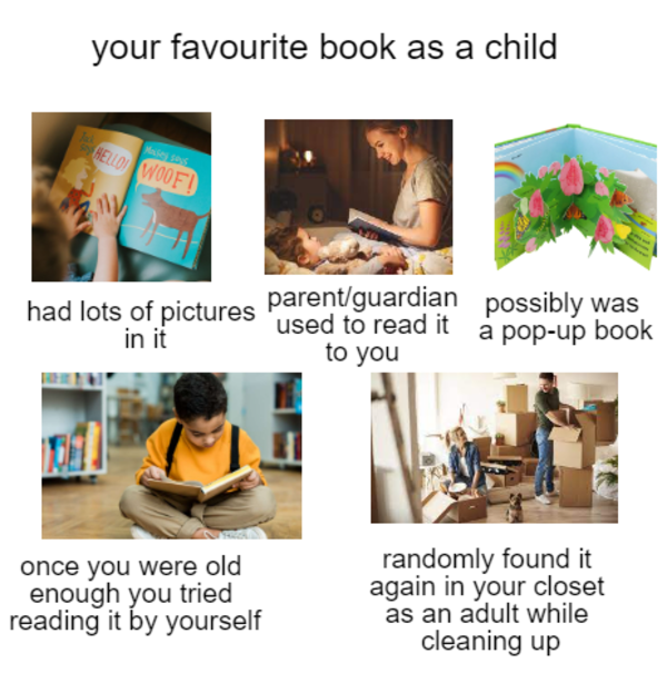 your favourite book as a child starter pack | /r/starterpacks | Starter ...