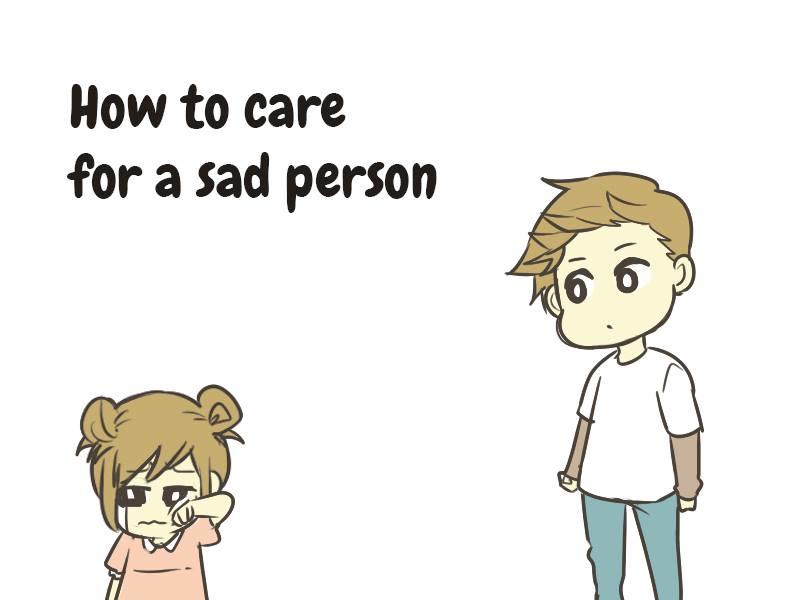 How to Care for a Sad Person Comic Page 1 | Happy Lil' Sushi Roll ...