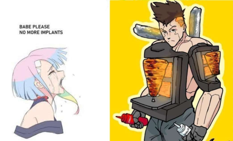 Get a load of that meat! | Cyberpunk Edgerunners | Know Your Meme