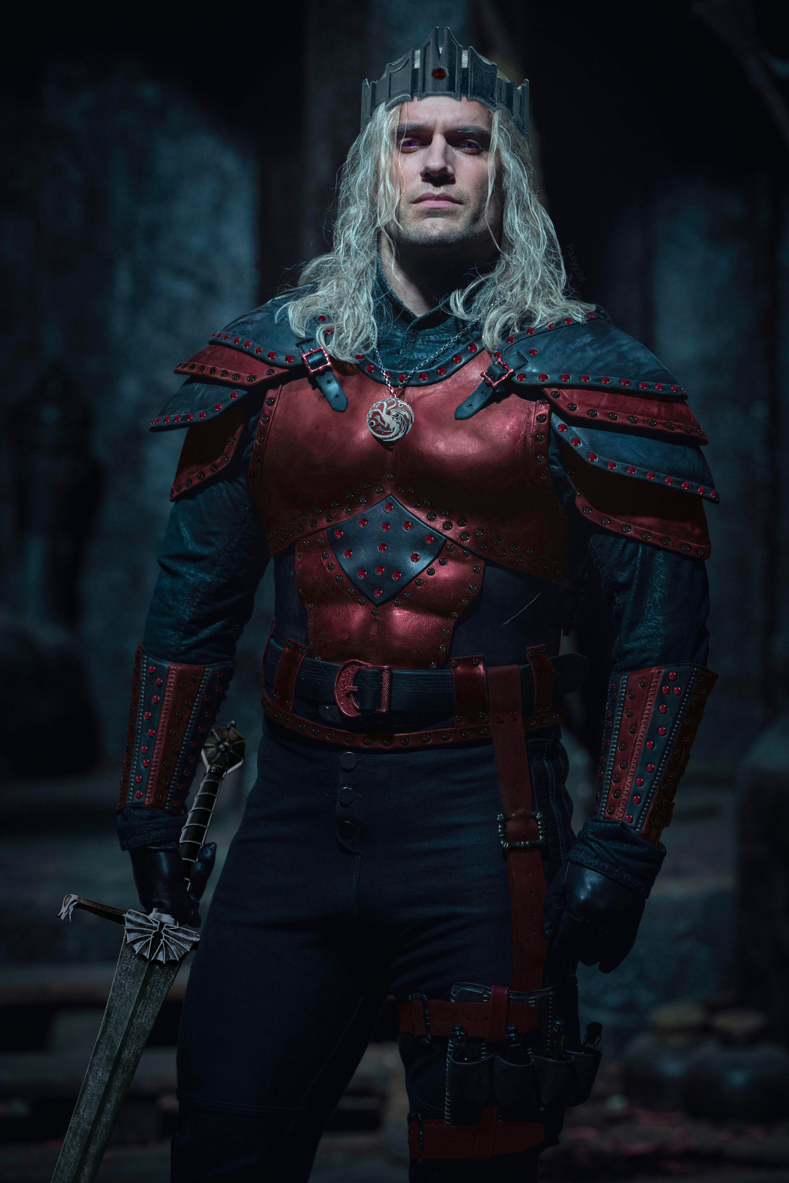 I turned Geralt into Aegon the Conqueror and now I won't settle for ...