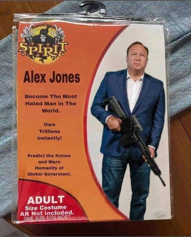 Alex Jones | Fake Spirit Halloween Costumes | Know Your Meme