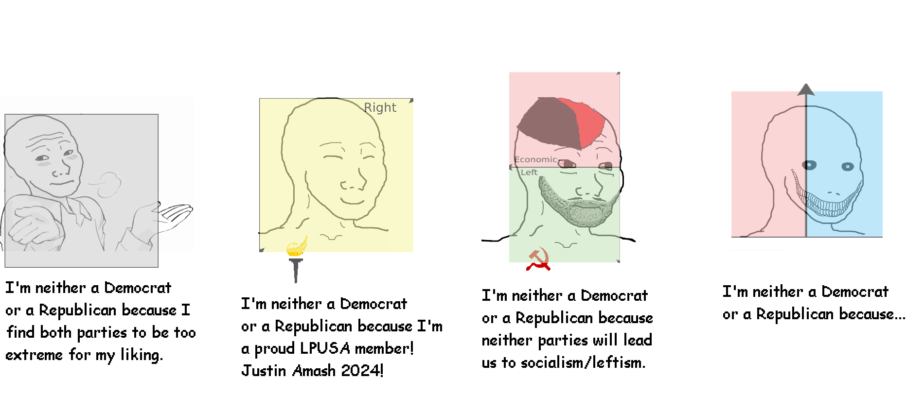 Disliking the Two-Party System Across the Compass | /r ...