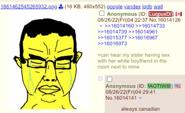 Always Canadian | 4chan | Know Your Meme