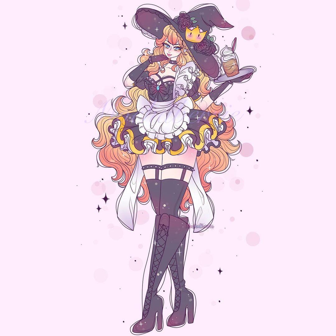 Witch Maid Bowsette | Bowsette | Know Your Meme