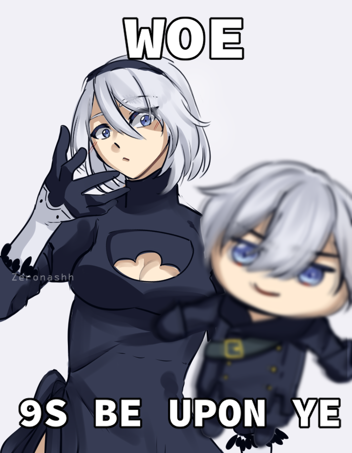 I don't remember seeing a NieR Automata version, so there you go | NieR ...