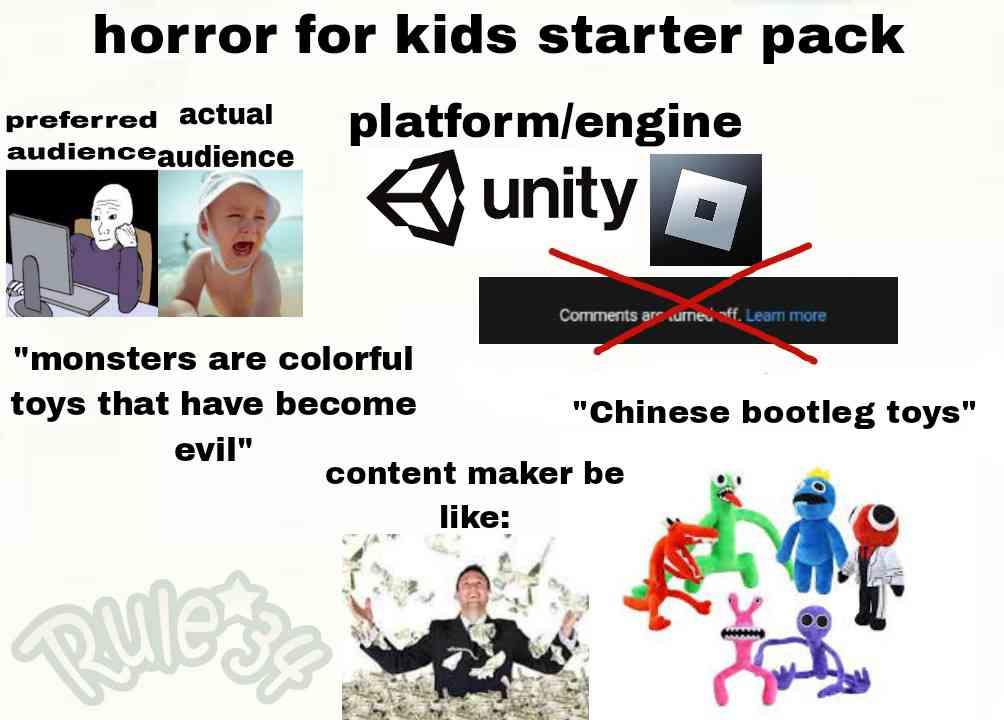 horror for "kids" starter pack | /r/starterpacks | Starter Packs | Know ...