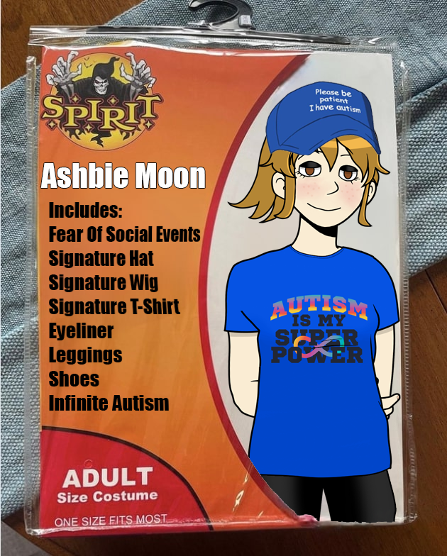 Ashbie Moon Spirit Halloween Costume | Please Be Patient, I Have Autism ...