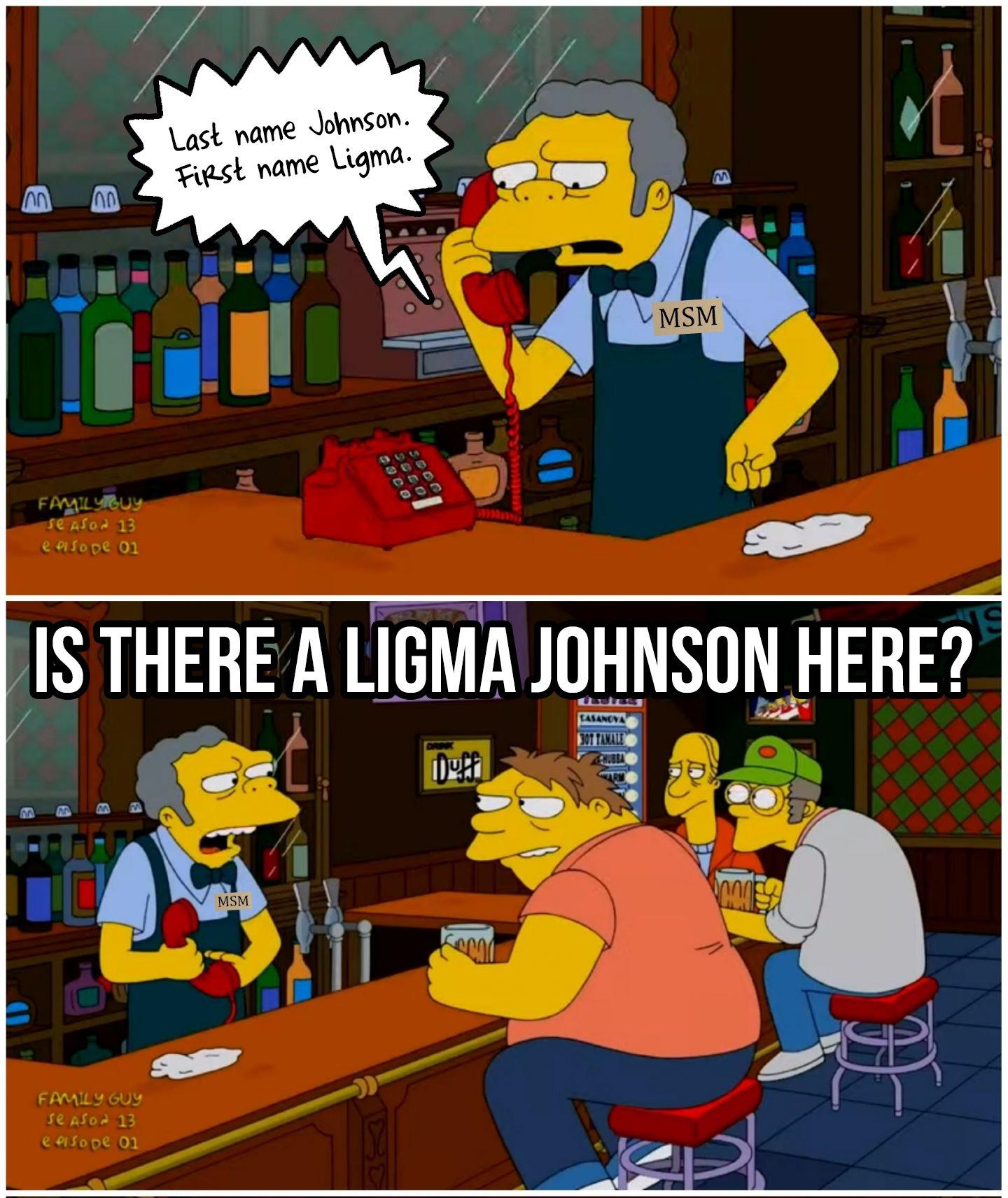 Last name Johnson, first name Ligma | Rahul Ligma and Daniel Johnson ...