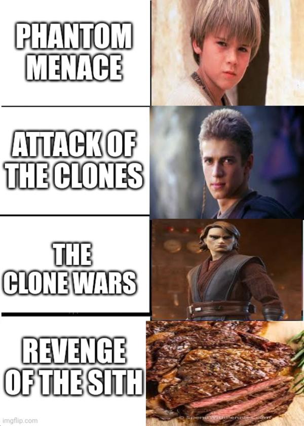 Evolution Of Anakin Skywalker | /r/PrequelMemes | Prequel Memes | Know ...