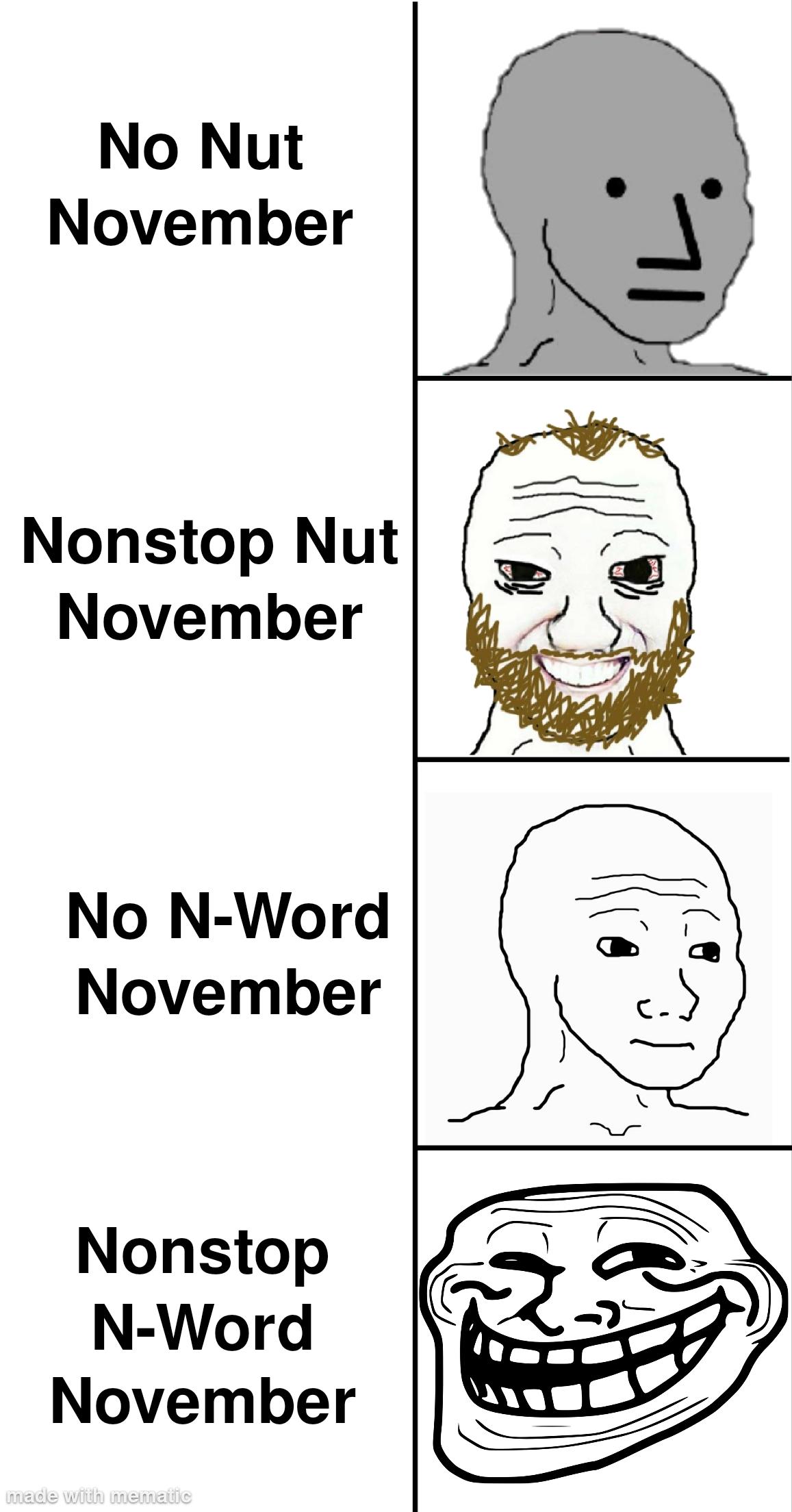 NNN Variants r dankmemes No Nut November NNN Know Your Meme