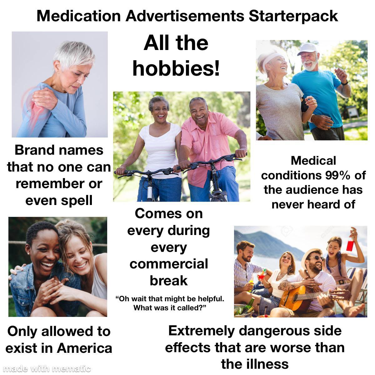 Medication Advertisements Starterpack | /r/starterpacks | Starter Packs ...