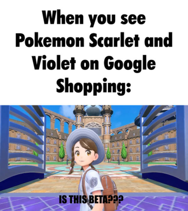 When you See Pokemon Scarlet and Violet on Google Shopping: | Pokémon ...