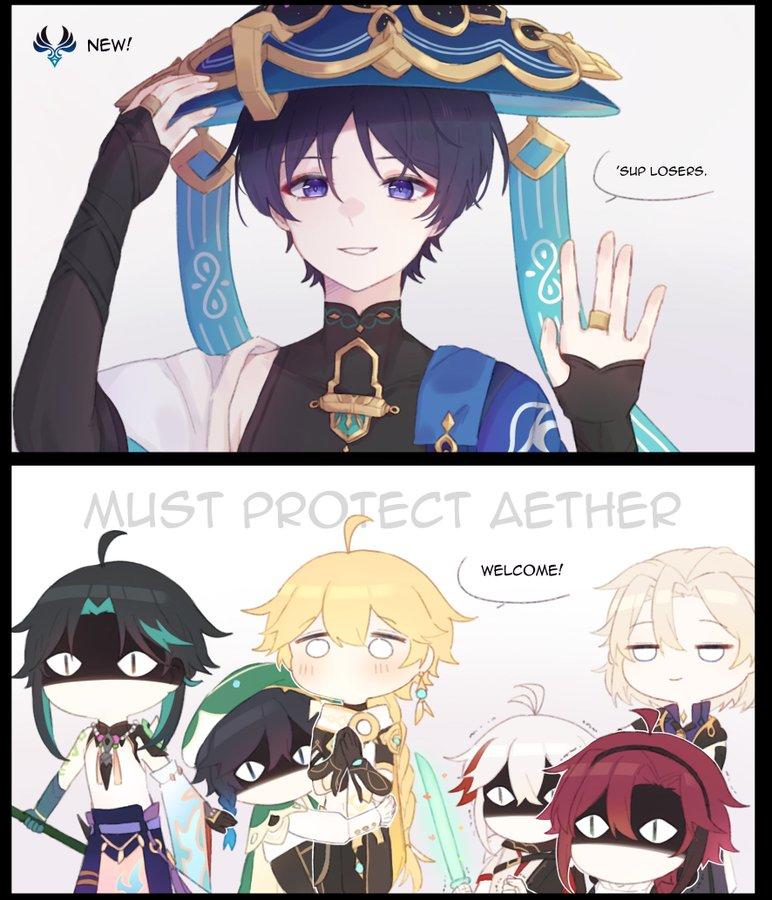 sup, losers | Scaramouche (Genshin Impact) | Know Your Meme