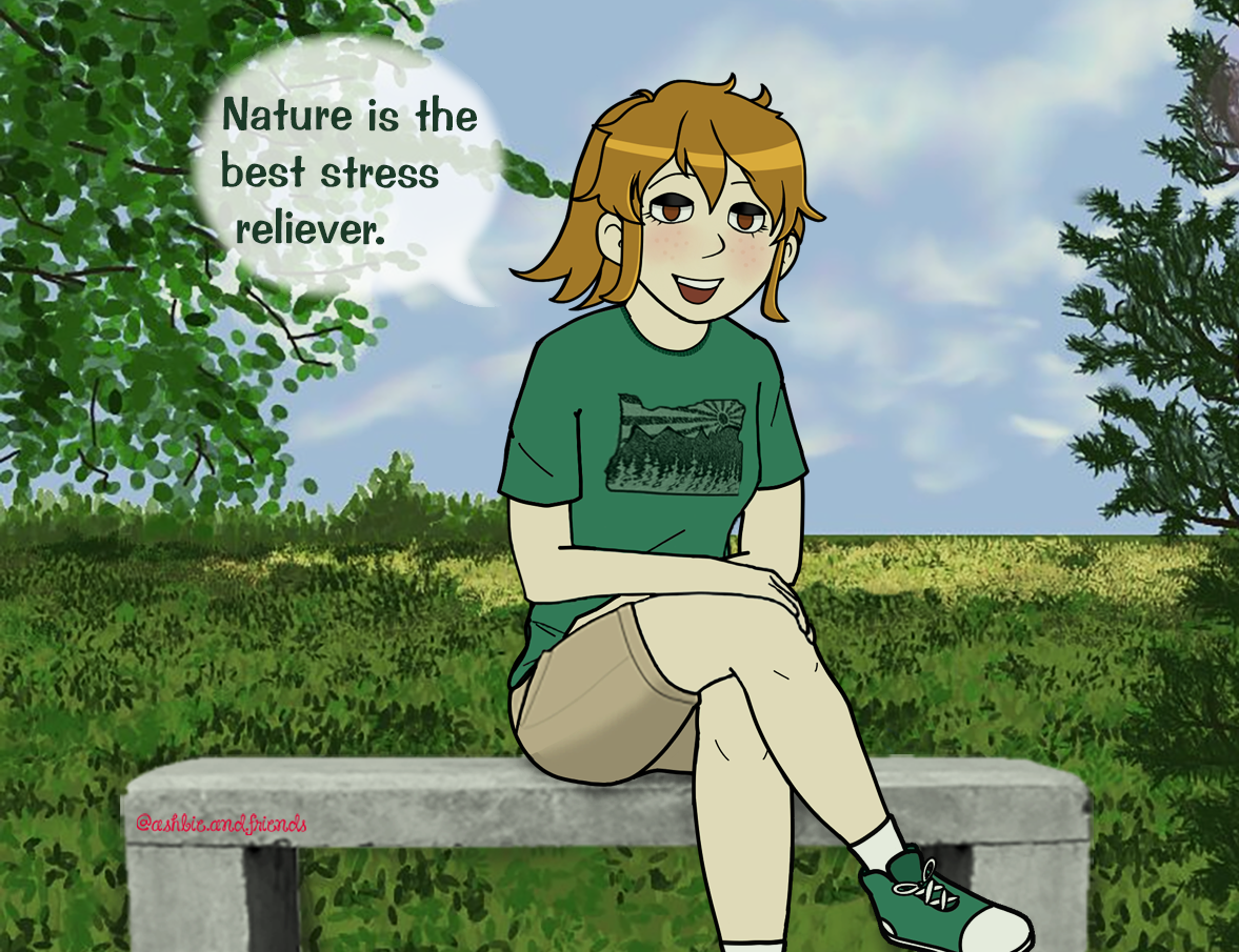 Ashbie and nature | Ashbie Moon / Aspie Girl / Aspie Chan | Know Your Meme