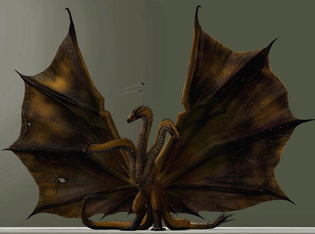 King ghidorah fan design | Godzilla | Know Your Meme