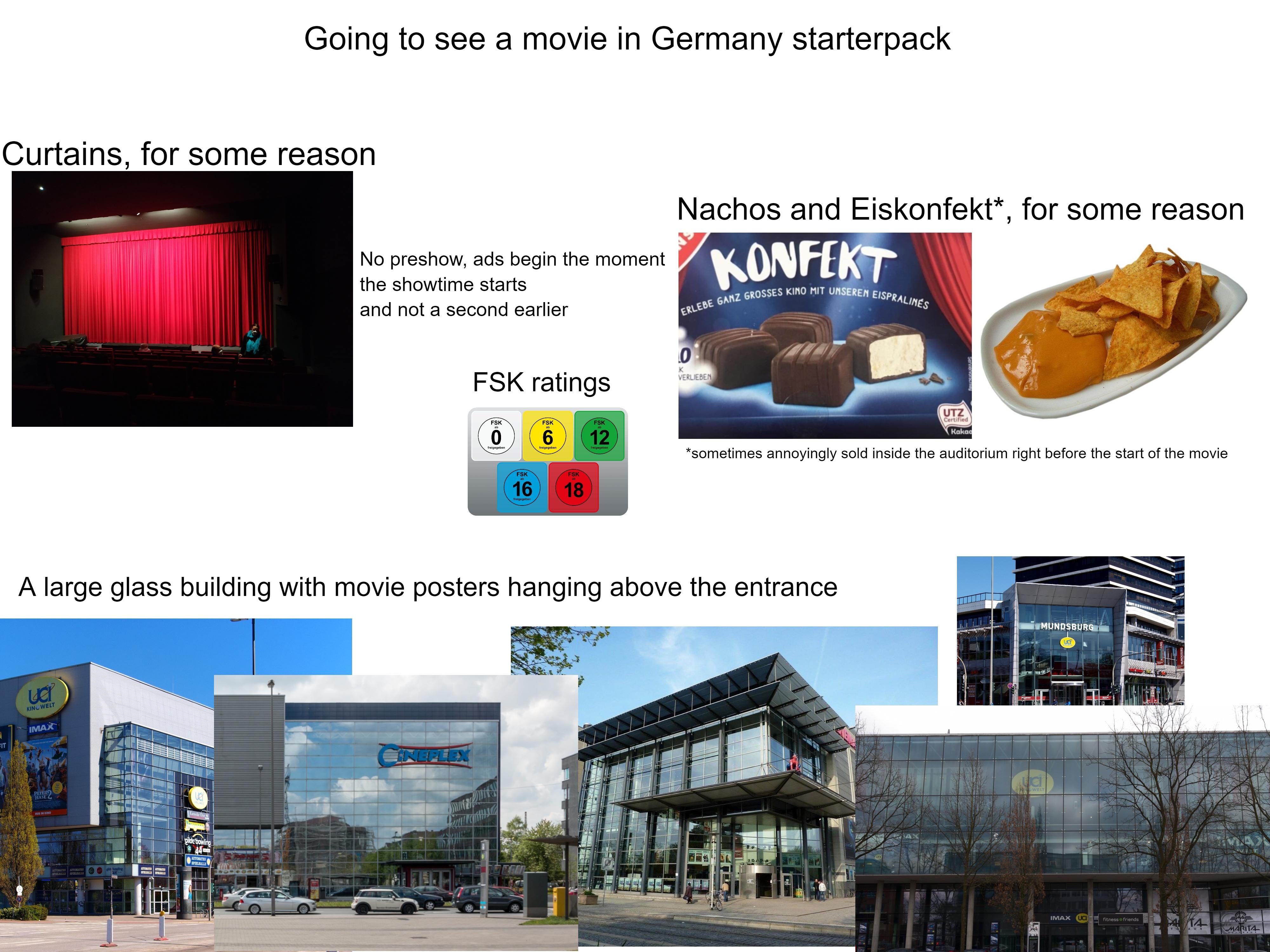Going to see a movie in Germany starterpack | /r/starterpacks | Starter ...