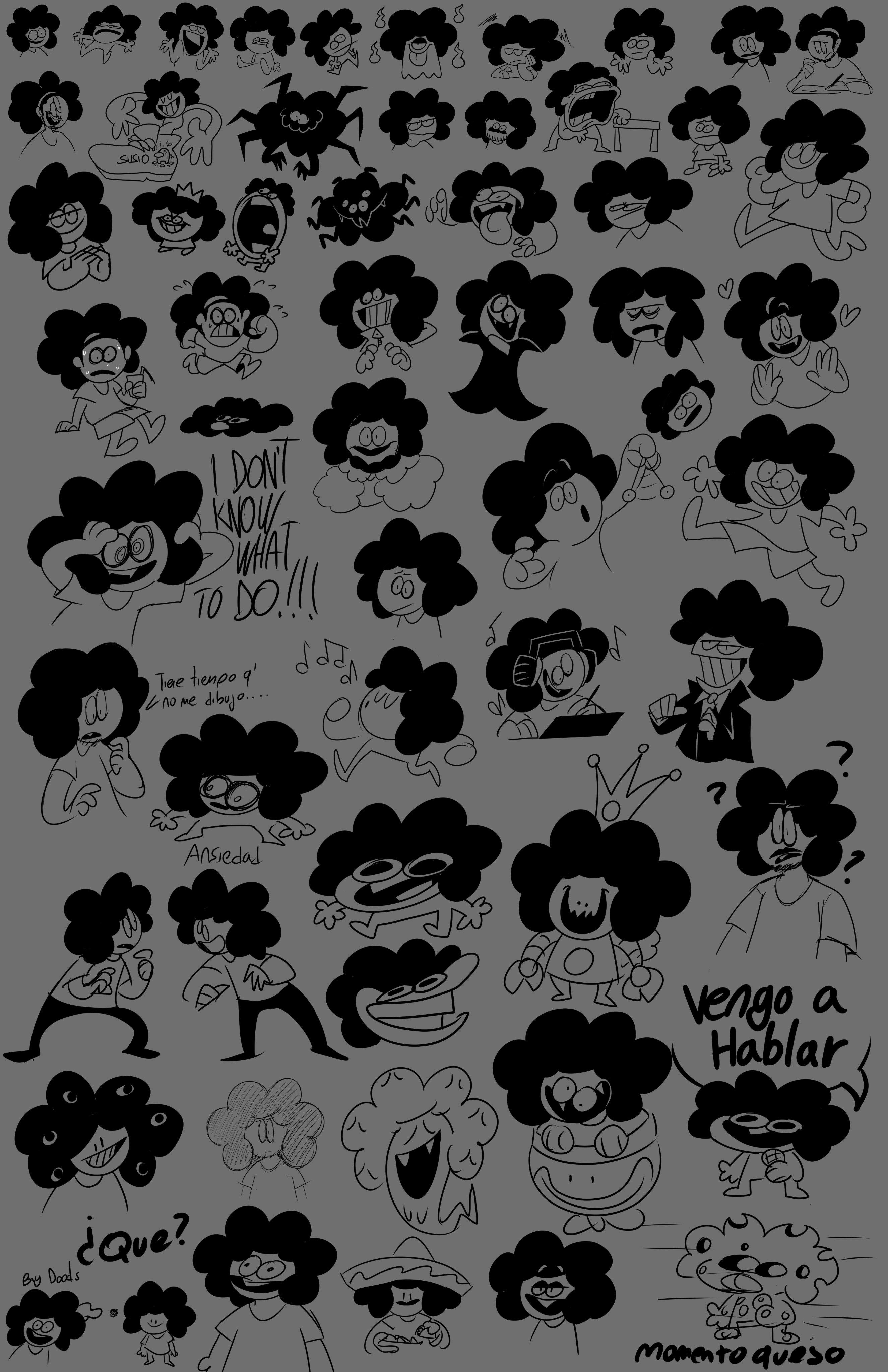Pelo draws Himself | Sr Pelo / 123pendejos | Know Your Meme