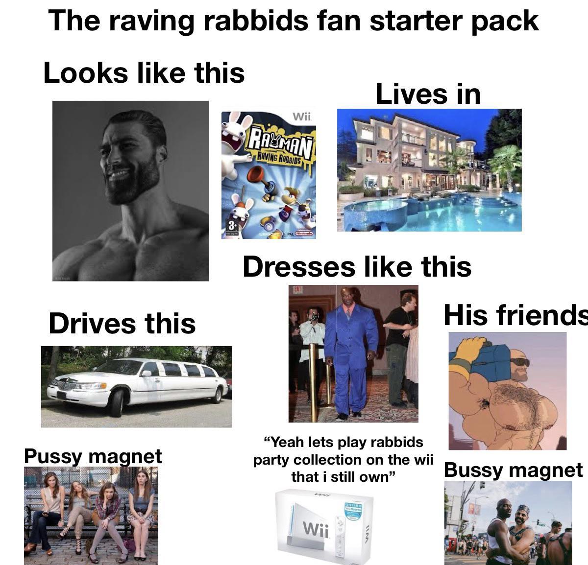 The average raving rabbids fan starter pack | /r/starterpacks | Starter ...