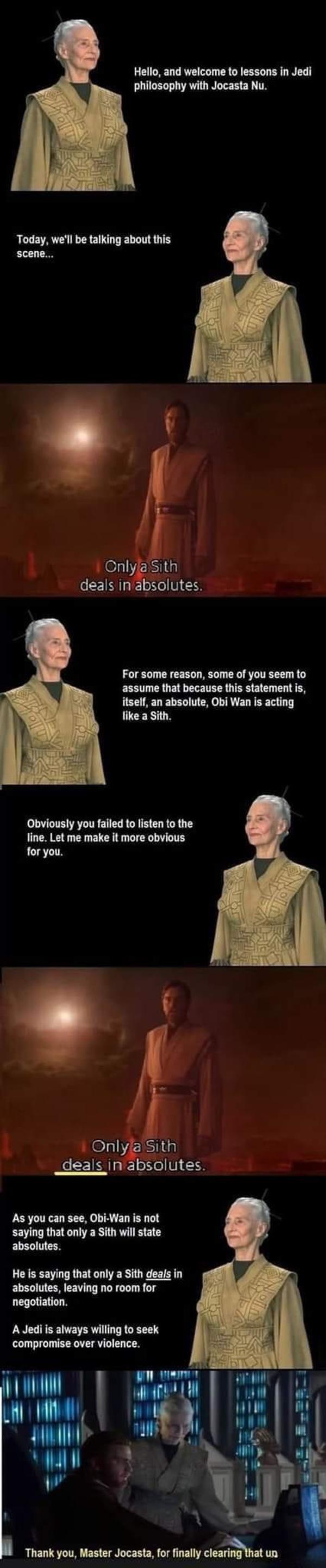 A wise teaching | /r/PrequelMemes | Prequel Memes | Know Your Meme