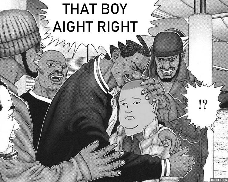 Even when he's photoshopped into an unrelated manga | You Aight White ...